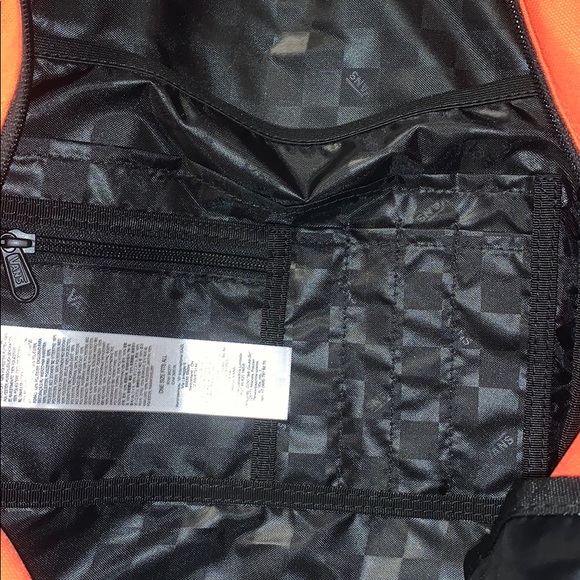 Vans | Bags | Orange Flame Snag Backpack Vans | Poshmark